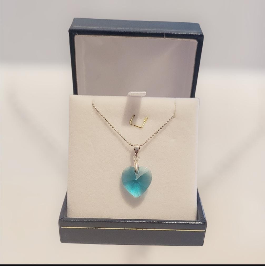 Collar de Plata con Corazon Grande - creciendoconamorchile.com